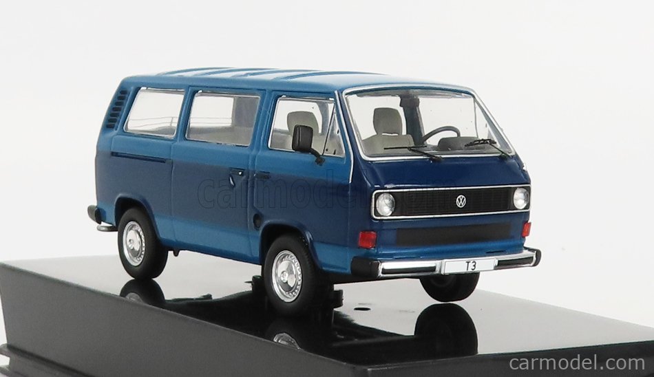 IXO-MODELS CLC424N Scale 1/43 | VOLKSWAGEN T3 MINIBUS 1979 2 TONE BLUE