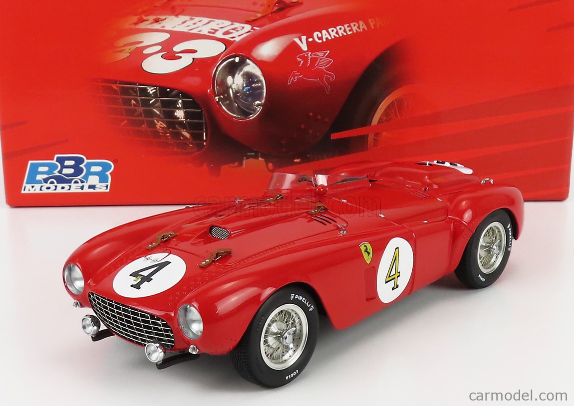 BBR-MODELS BBR180003 Masstab: 1/18 | FERRARI 375 PLUS 5.0L V12 SPIDER TEAM SCUDERIA FERRARI N 4 ...