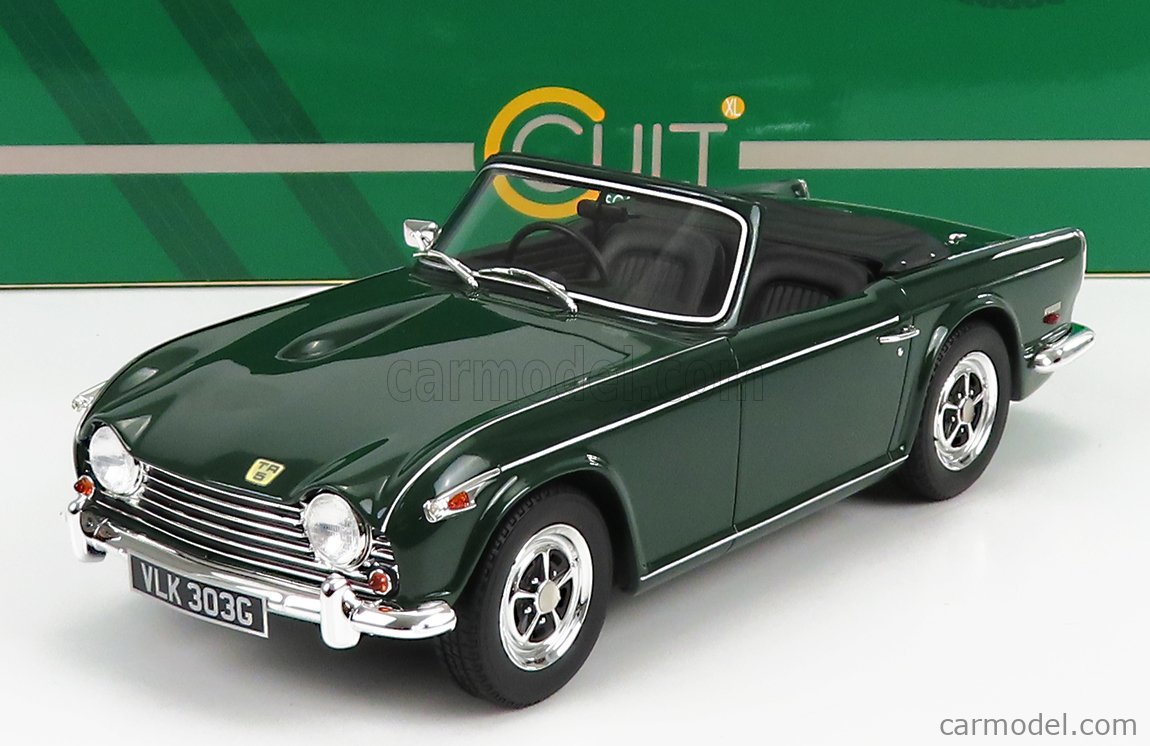 CULT-SCALE MODELS CML069-3 Echelle 1/18 | TRIUMPH TR5 SPIDER 1967 GREEN