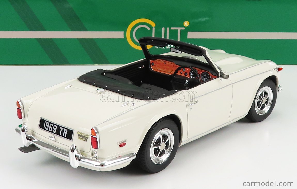 CULT-SCALE MODELS CML069-4 Scale 1/18 | TRIUMPH TR5 SPIDER 1967 WHITE