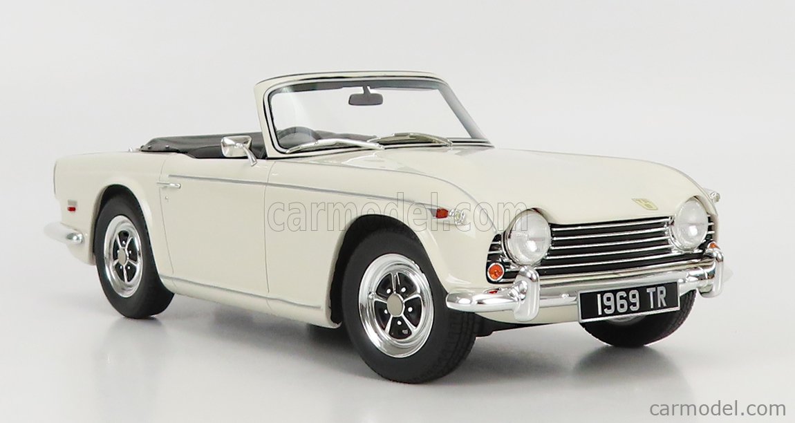CULT-SCALE MODELS CML069-4 Scale 1/18 | TRIUMPH TR5 SPIDER 1967 WHITE