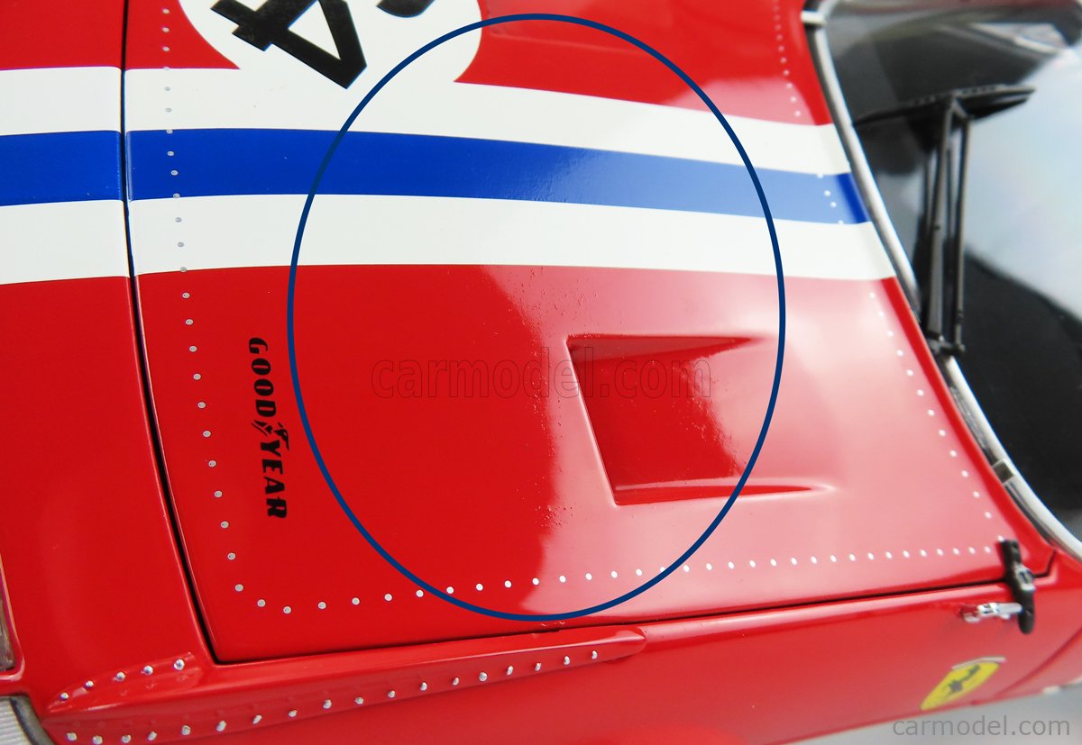 KYOSHO 08163A Scale 1/18 | FERRARI 365 GTB/4 TEAM FERRARI MODENA SPORTS CARS N 64 24h DAYTONA ...