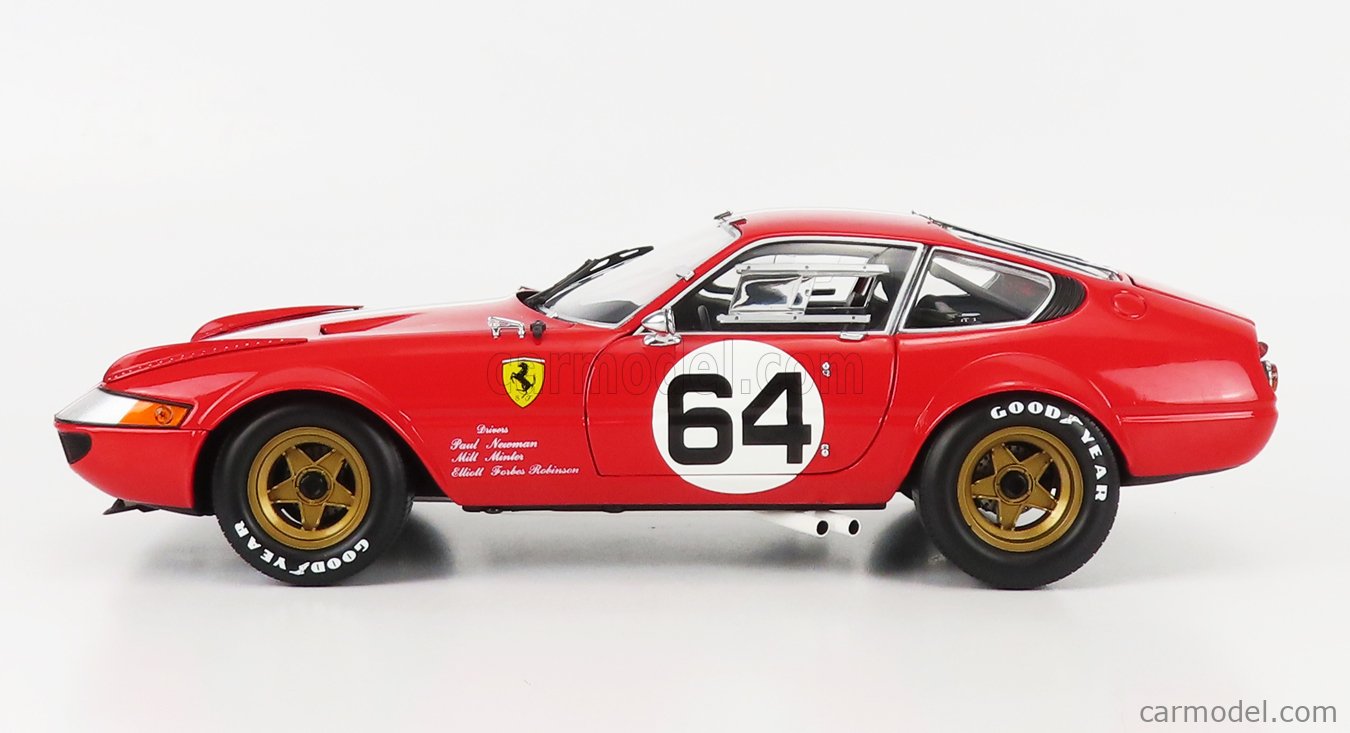 KYOSHO 08163A Scale 1/18 | FERRARI 365 GTB/4 TEAM FERRARI MODENA SPORTS CARS N 64 24h DAYTONA ...