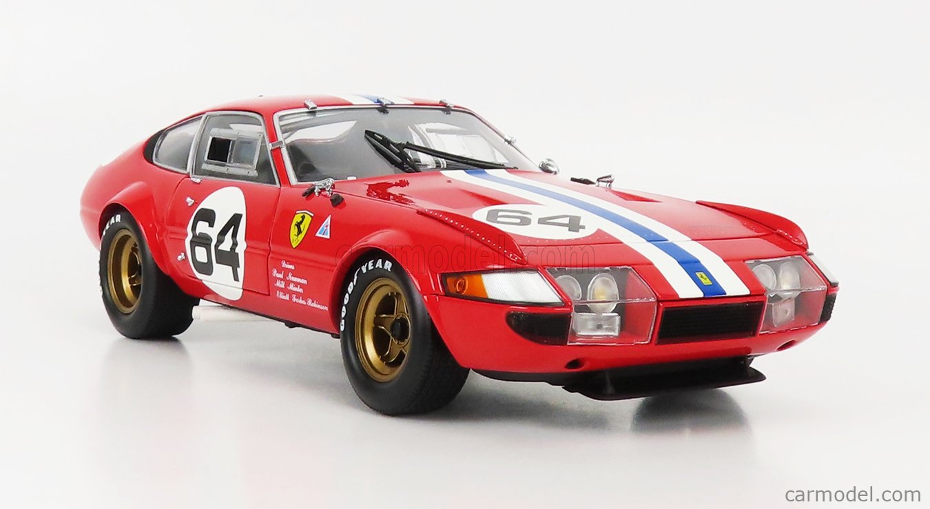 KYOSHO 08163A Echelle 1/18 | FERRARI 365 GTB/4 TEAM FERRARI MODENA SPORTS CARS N 64 24h DAYTONA ...