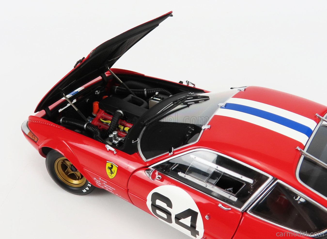 KYOSHO 08163A Scale 1/18 | FERRARI 365 GTB/4 TEAM FERRARI MODENA SPORTS CARS N 64 24h DAYTONA ...