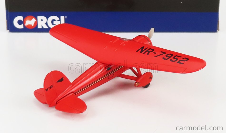 CORGI CS91303 Scale 1/72 | AIRPLANE AMELIA EARHART'S VEGA 5B 1927 RED