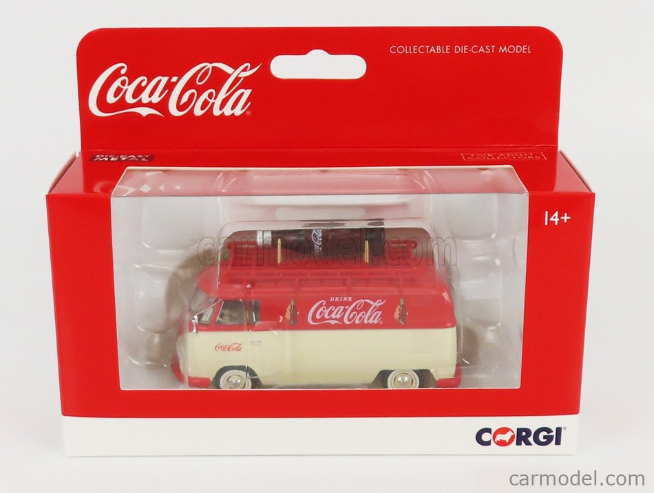 CORGI CC02740 Scala 1/43 | VOLKSWAGEN T1 VAN COCA-COLA DRINK 1961 RED CREAM
