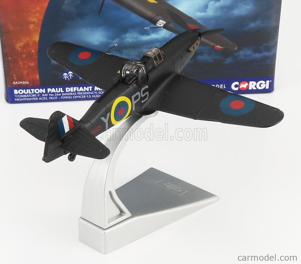 CORGI AA39306 Scale 1/72 | BOULTON PAUL DEFIANT MKI N1B01/PS-Y AIRPLANE ...