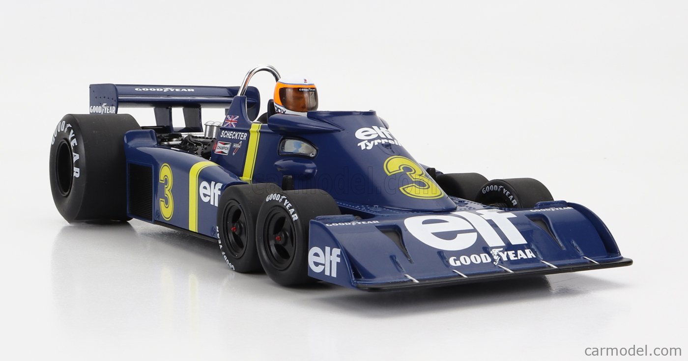 MCG MCG18614F Scale 1/18 | TYRRELL F1 P34 ELF 6 WHEELER N 3 POLE POSITION AND WINNER SWEDEN GP ...