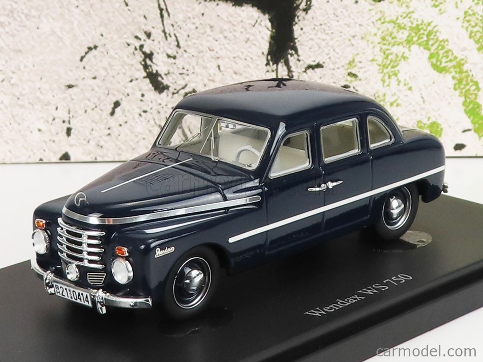 AUTOCULT ATC02029 Scale 1/43 | WENDAX WS 750 GERMANY 1950 DARK BLUE