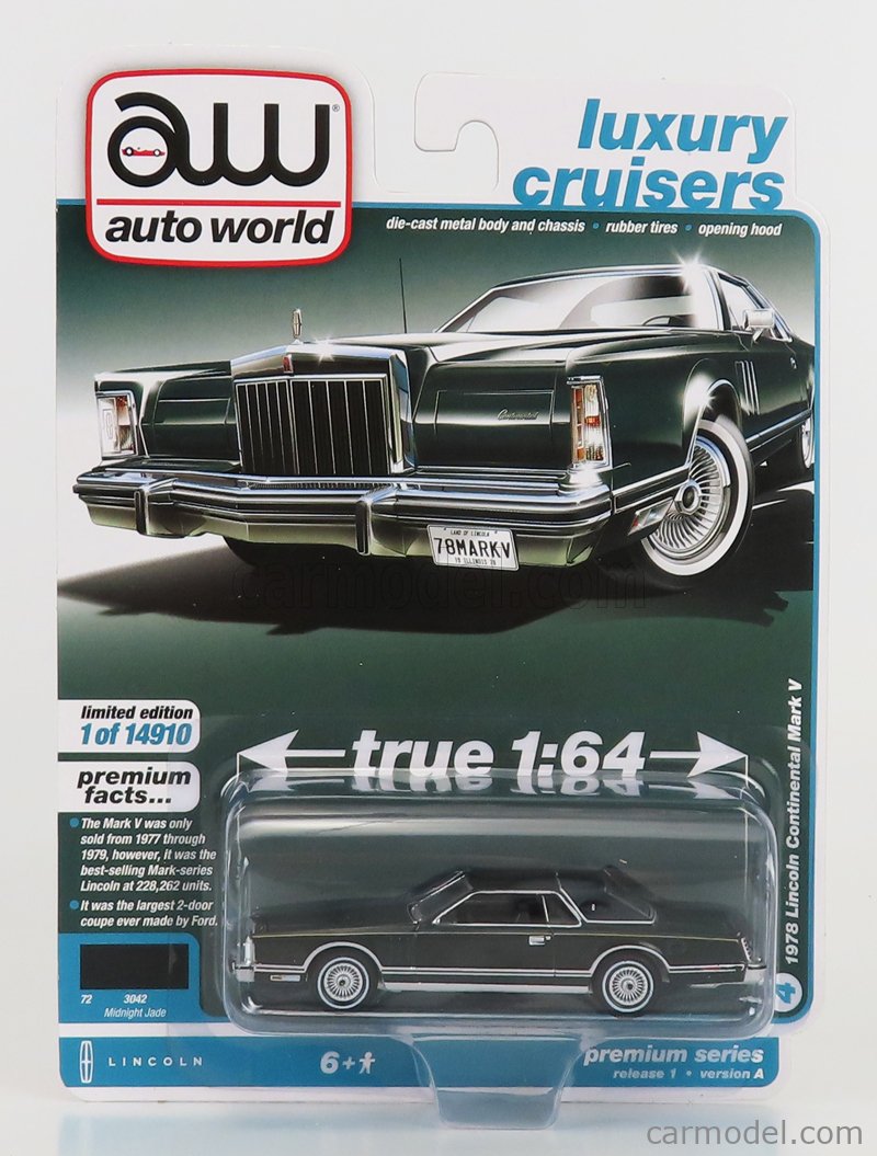 AUTOWORLD AW64352A-6 Scale 1/64 | FORD USA SET ASSORTMENT 6 VINTAGE ...