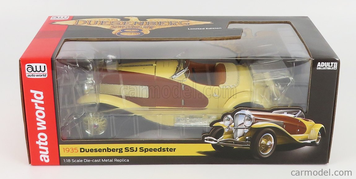 AUTOWORLD AW305/06 Scale 1/18 | DUESENBERG SSJ SPEEDSTER SPIDER ...
