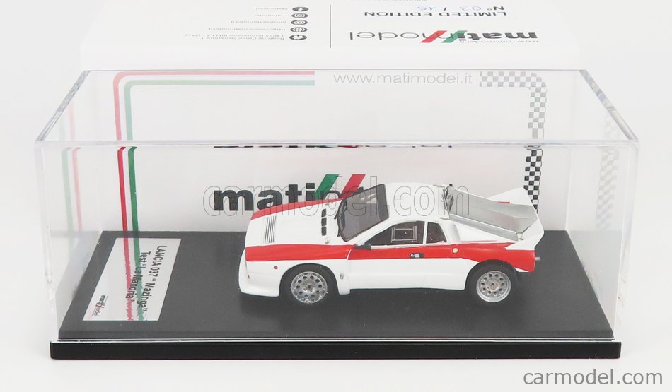 MATIMODEL MATI026 Scale 1/43 | LANCIA 037 MAZINGA MARTINI RACING N 0 ...