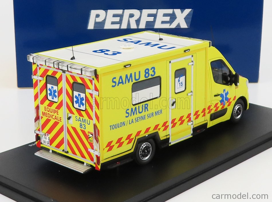 PERFEX PE405 Scale 1/43 | RENAULT MASTER VAN SMUR SAMU 83 TOULON ...