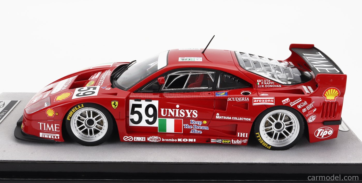 TECNOMODEL TM18-286A Scale 1/18 | FERRARI F40 LM 3.5L TURBO V8 TEAM ...