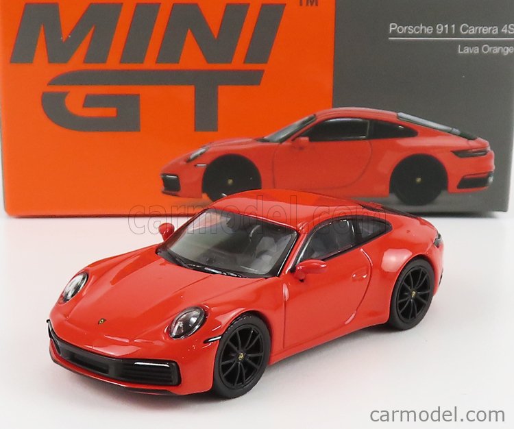 MINI-GT MGT00371-L Scale 1/64 | PORSCHE 911 992 CARRERA 4S COUPE LHD ...