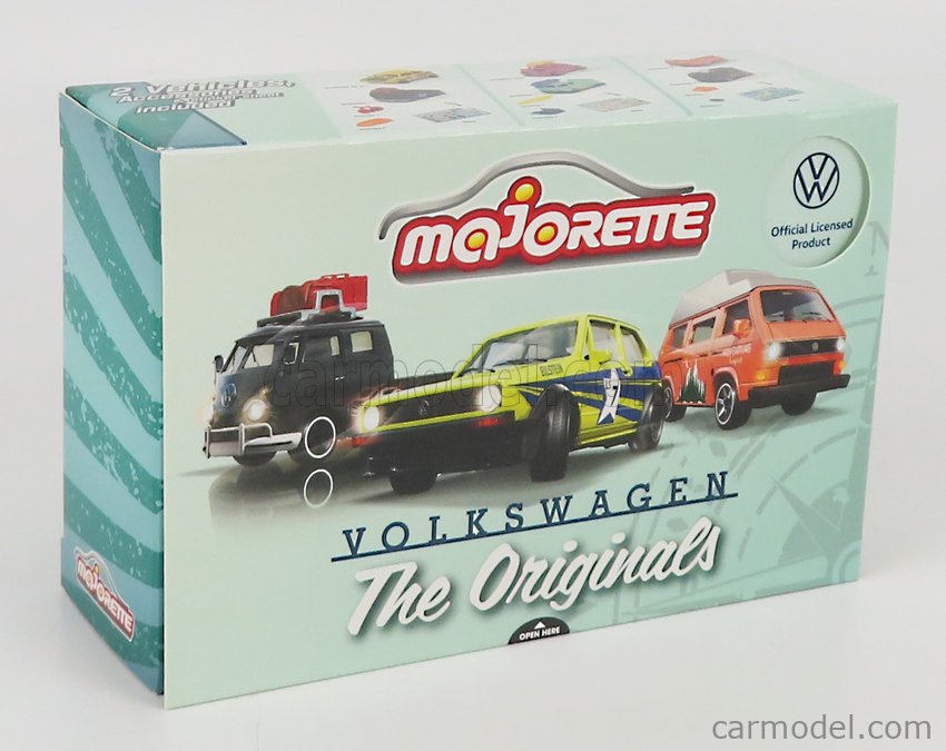 MAJORETTE 212055006Q02 Echelle 1/64 | VOLKSWAGEN SET ASSORTMENT 2 CARS ...