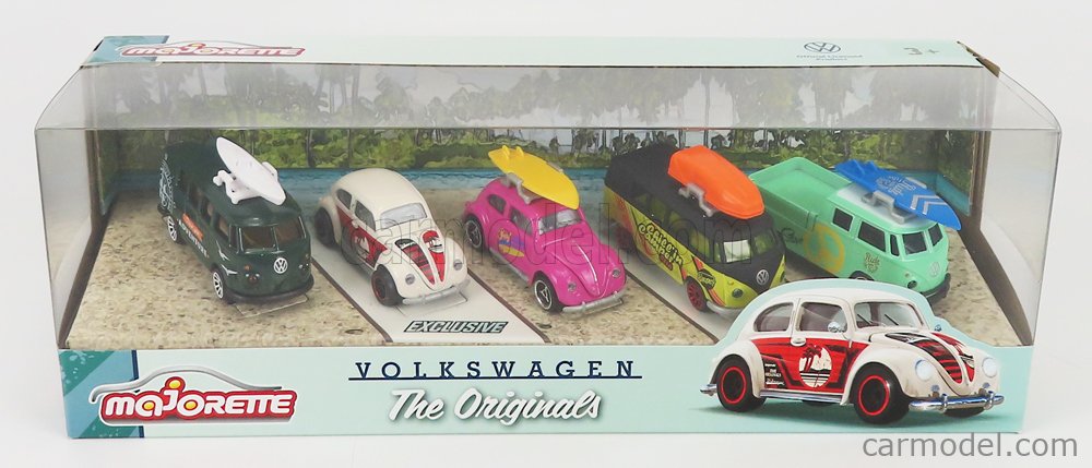 MAJORETTE 212055008 Scale 1/64 | VOLKSWAGEN SET ASSORTMENT 5 CARS ...