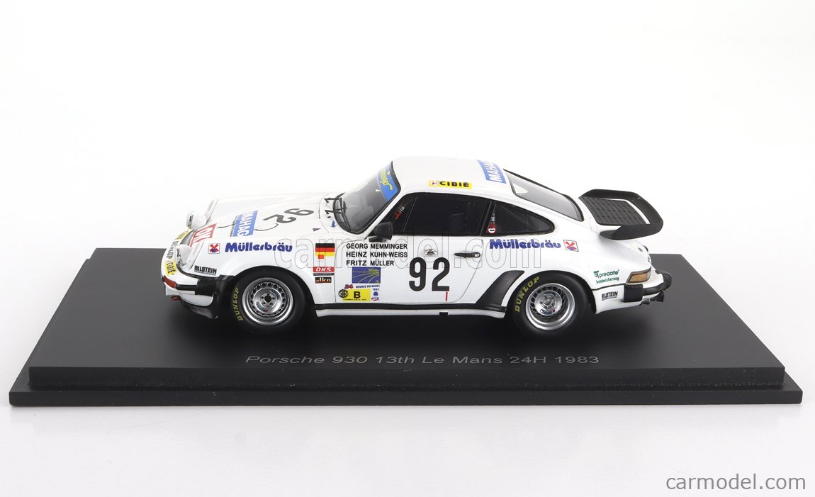 SPARK-MODEL S9853 Echelle 1/43 | PORSCHE 911 930 TURBO TEAM GEORG ...