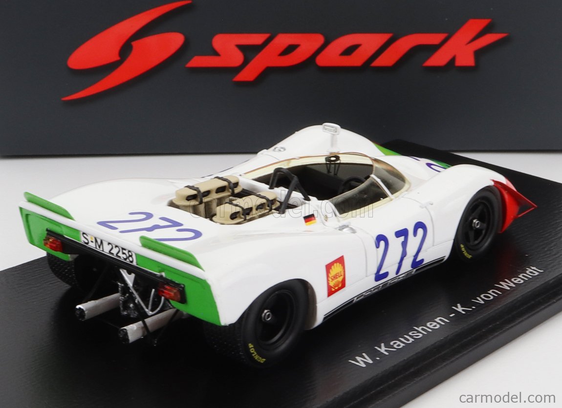 SPARK-MODEL S9247 Scale 1/43 | PORSCHE 908-2 SPIDER N 272 4th TARGA FLORIO 1969 W.KAUSHEN - K ...