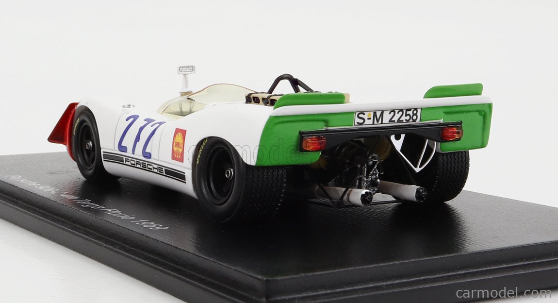 SPARK-MODEL S9247 Scale 1/43 | PORSCHE 908-2 SPIDER N 272 4th TARGA FLORIO 1969 W.KAUSHEN - K ...