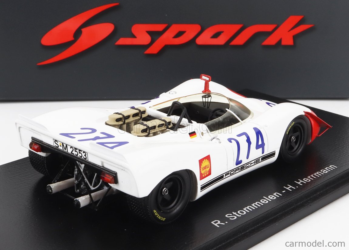 SPARK-MODEL S9246 Scale 1/43 | PORSCHE 908/2 SPIDER N 274 3rd TARGA ...