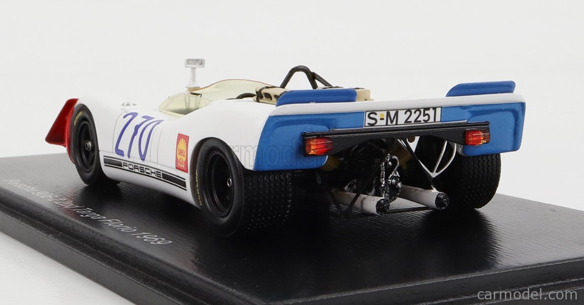 SPARK-MODEL S9245 Scale 1/43 | PORSCHE 908/2 SPIDER N 270 2nd TARGA ...