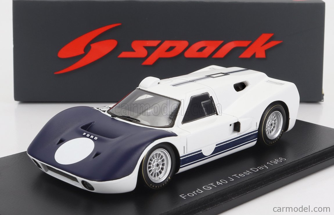 SPARK-MODEL S8085 Scale 1/43 | FORD USA GT40 J N 0 TEST RIVERSIDE 1966 ...