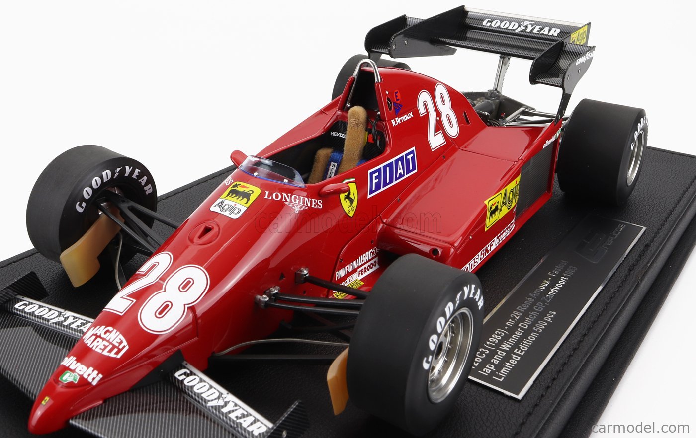 GP-REPLICAS GP096D Echelle 1/18 | FERRARI F1 126C3 SCUDERIA FERRARI N ...