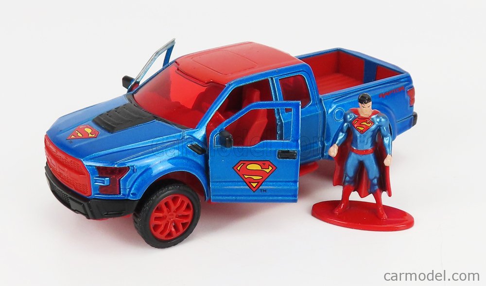 JADA 253253013 Scale 1/32 | FORD USA F-150 RAPTOR PICK-UP WITH SUPERMAN ...