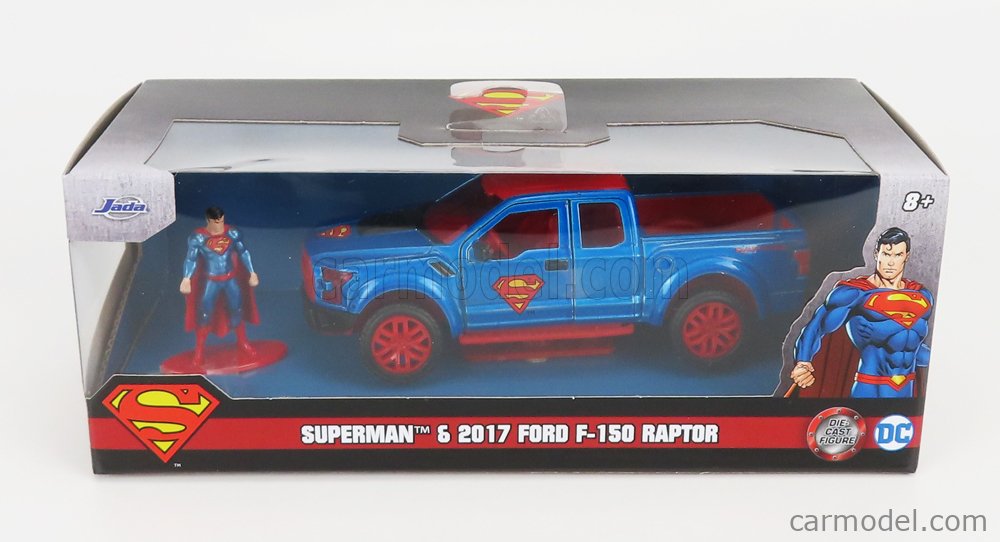 JADA 253253013 Scale 1/32 | FORD USA F-150 RAPTOR PICK-UP WITH SUPERMAN ...