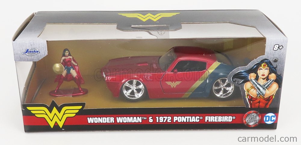 JADA 253253009 Scale 1/32 | PONTIAC FIREBIRD WITH WONDER WOMAN FIGURE ...
