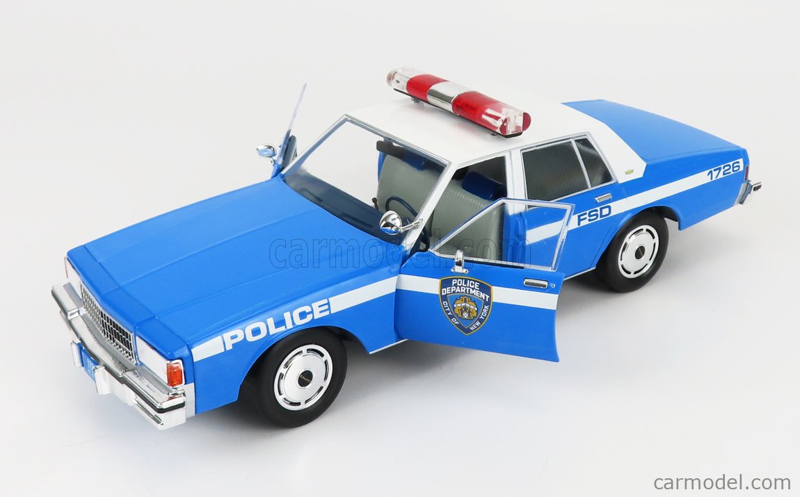 GREENLIGHT 19106 Scale 1/18 | CHEVROLET CAPRICE POLICE NEW YORK CITY ...