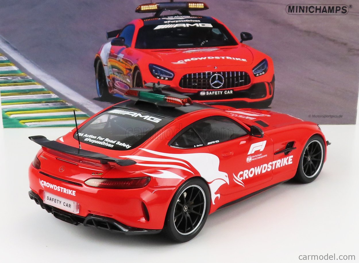 MINICHAMPS 153036097 Scale 1/18 | MERCEDES BENZ GT-R AMG V8 F1 SAFETY ...