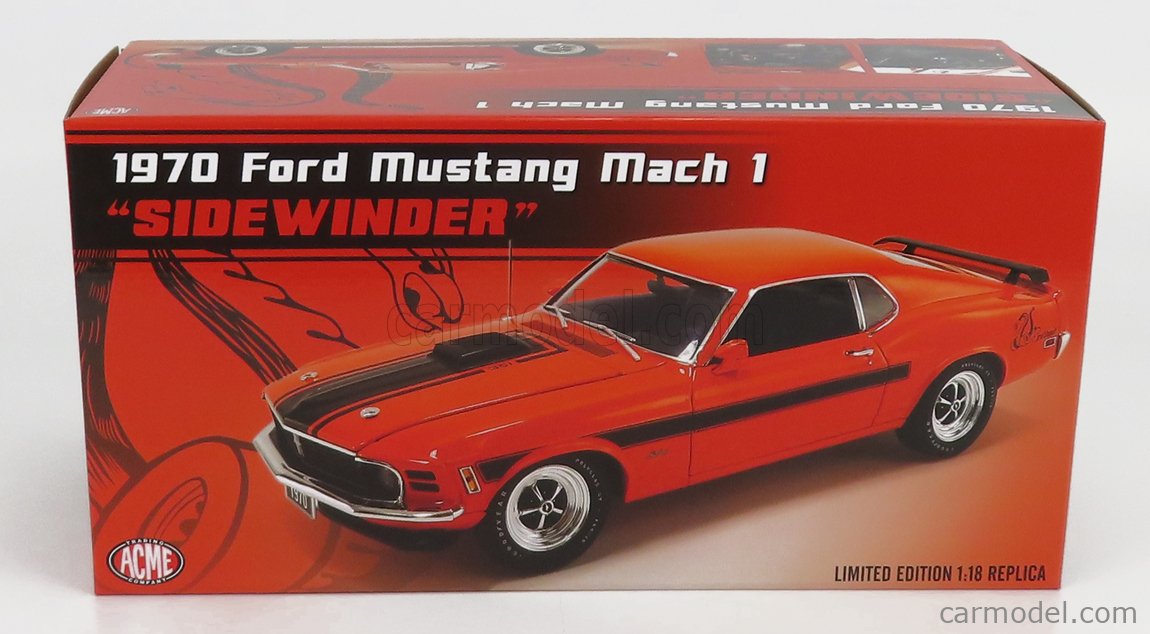 ACME-MODELS A1801861 Scale 1/18 | FORD USA MUSTANG MACH-1 351 ...