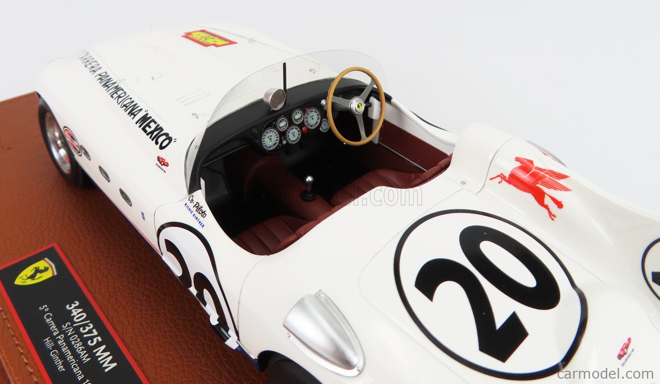 BBR-MODELS BBRC1850-VET Scale 1/18 | FERRARI 340-375 s/n0286AM SPIDER ...