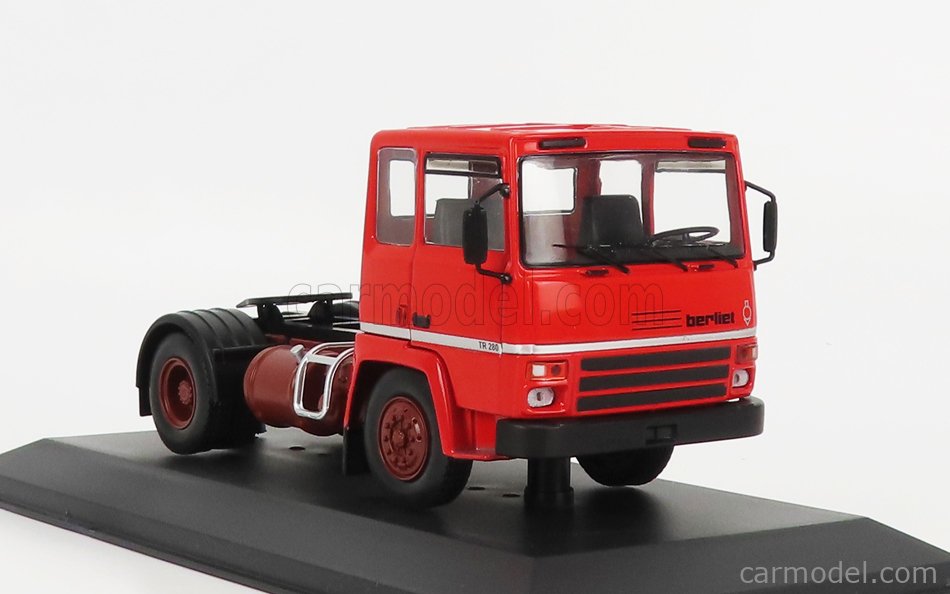 ODEON ODEON120 Scale 1/43 | BERLIET TR280 TRACTOR TRUCK 2-ASSI 1978 RED