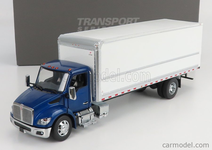 DM-MODELS 71101 Scale 1/32 | KENWORTH T280 TRUCK CASSONATO 2010 BLUE WHITE