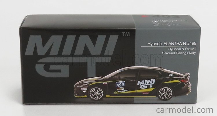MINI-GT MGT00403-L Scale 1/64 | HYUNDAI ELANTRA N 499 CAROUND RACIN ...