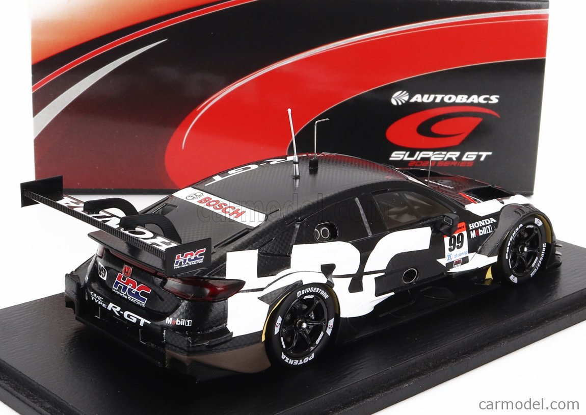 SPARK-MODEL SGT099 Scale 1/43 | HONDA CIVIC TYPE R-GT N 99 TRACK TEST ...