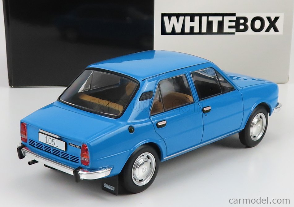 WHITEBOX WB124140 Scale 1/24 | SKODA 105L 1976 BLUE