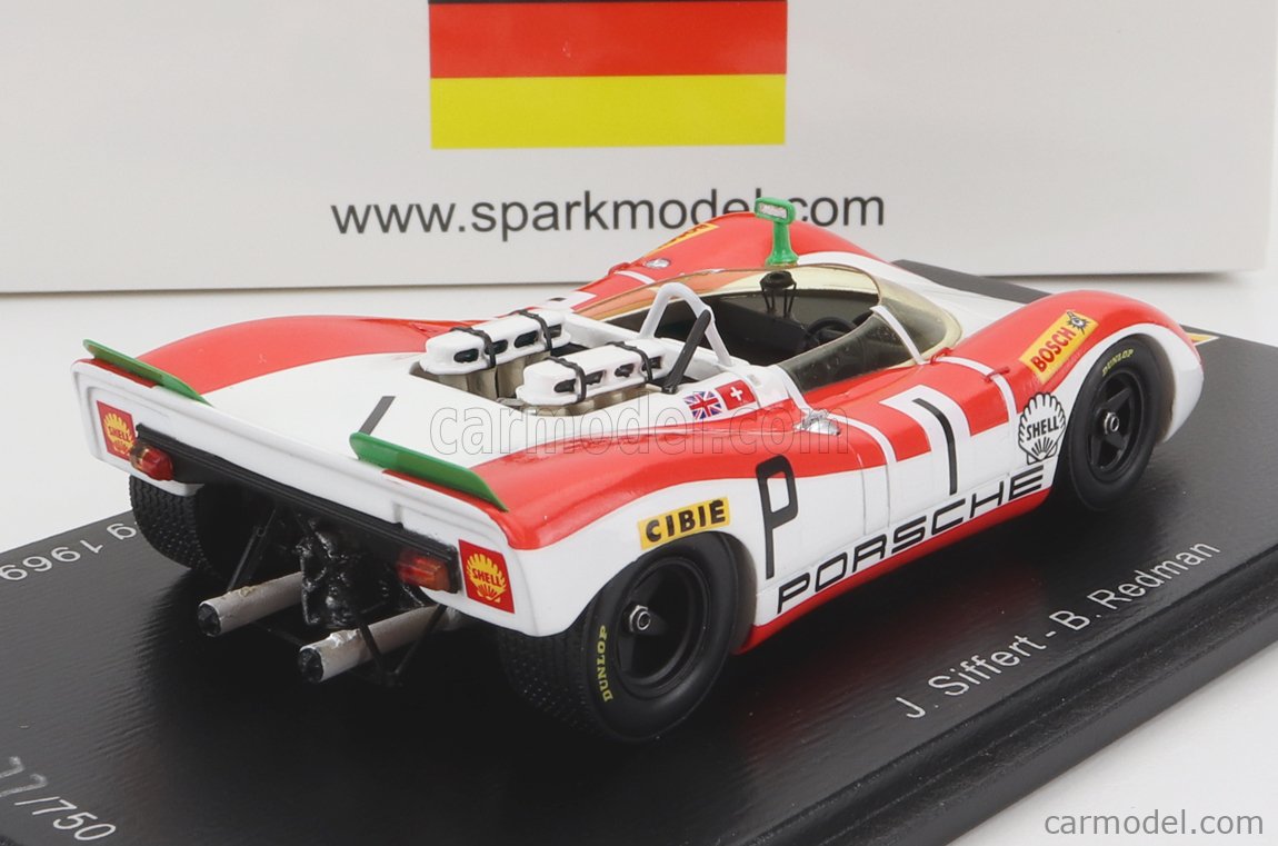 SPARK-MODEL SG823 Scale 1/43 | PORSCHE 908/2 N 1 WINNER 1000km ...
