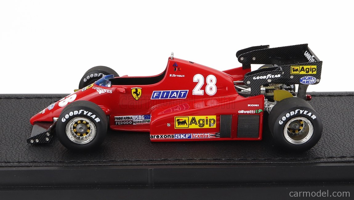 GP-REPLICAS GP43-039D Scale 1/43 | FERRARI F1 126C2B N 28 3rd AND POLE ...