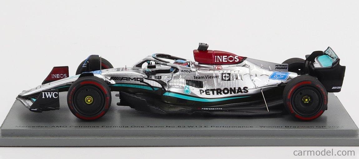 SPARK-MODEL S8557 Scale 1/43 | MERCEDES GP F1 W13E TEAM MERCEDES-AMG ...