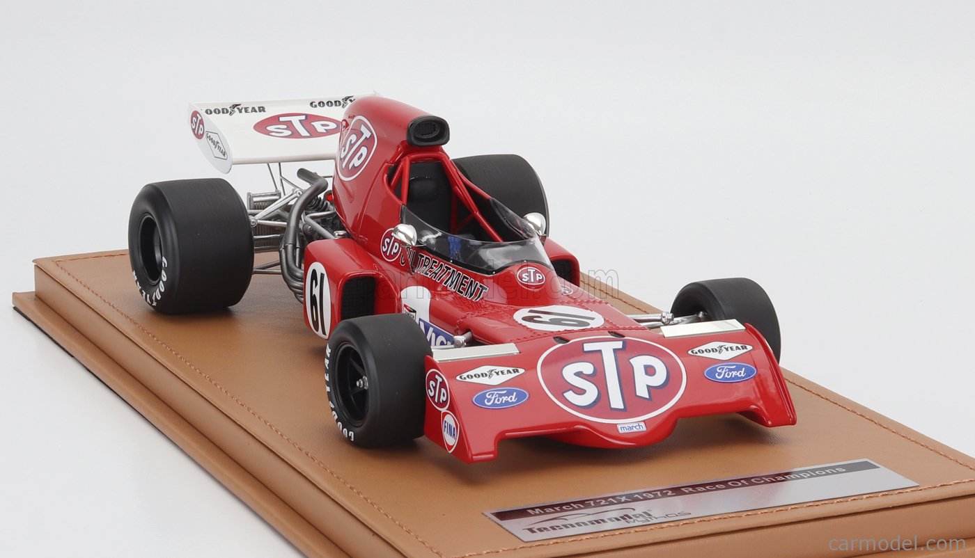 TECNOMODEL TM18-288C Escala 1/18 | MARCH F1 721X STP N 61 RACE OF ...