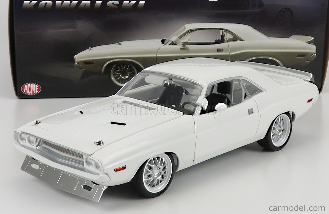 ACME-MODELS A1806022 Scale 1/18 | DODGE CHALLENGER COUPE 1970 WHITE