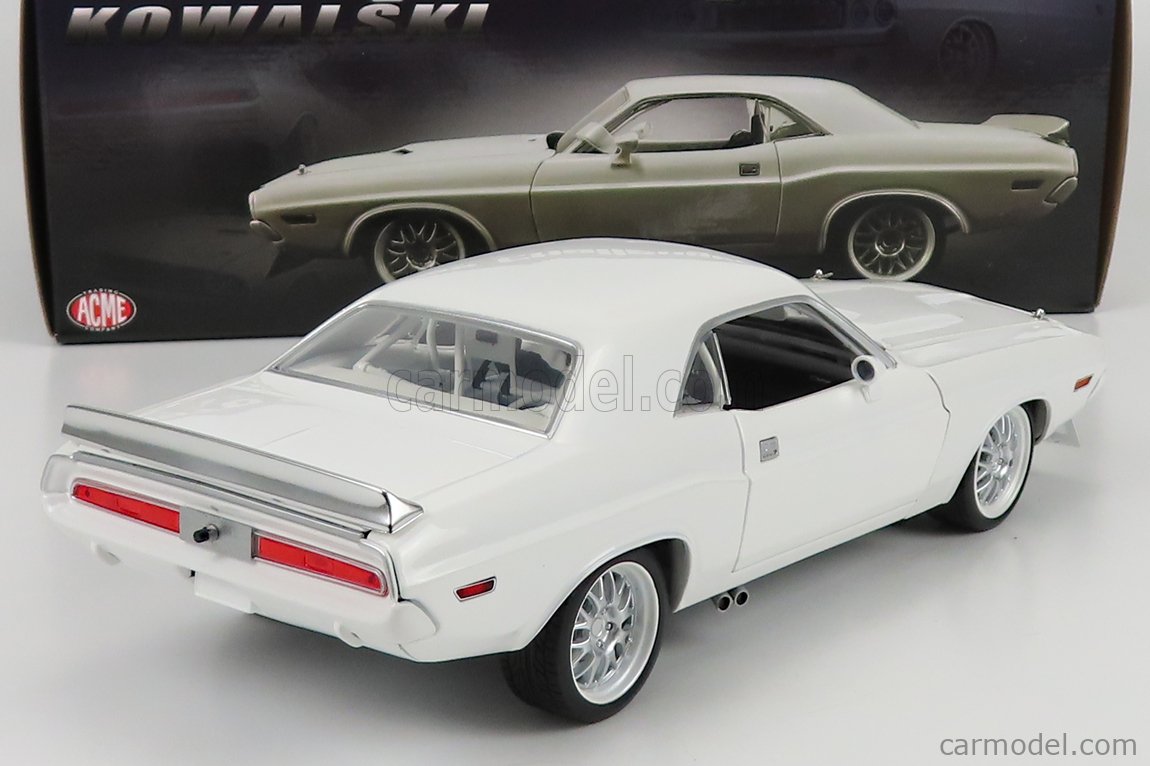 ACME-MODELS A1806022 Scale 1/18 | DODGE CHALLENGER COUPE 1970 WHITE