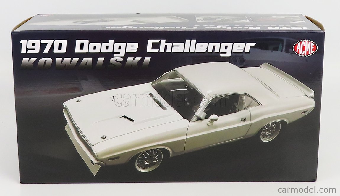 ACME-MODELS A1806022 Scale 1/18 | DODGE CHALLENGER COUPE 1970 WHITE