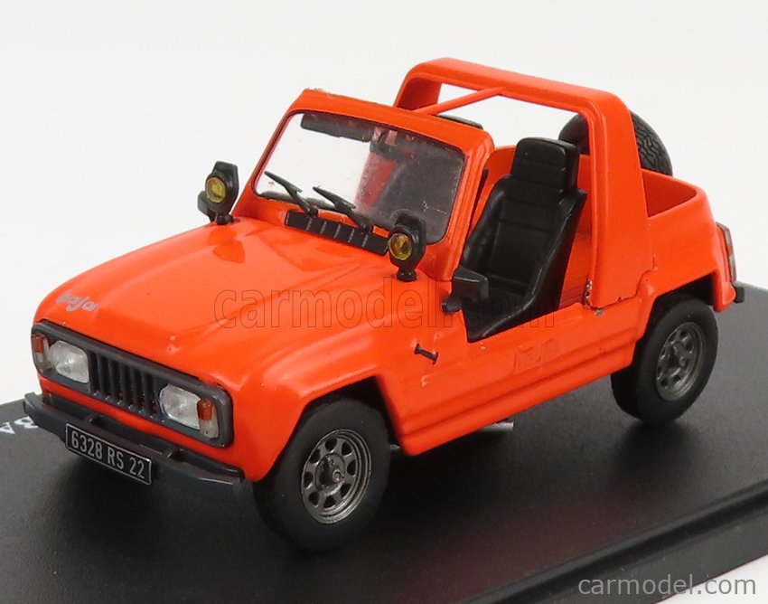 EDICOLA ABR4P067 Scala 1/43 | RENAULT R4 CAR SYSTEME JP5 BAJA 1983 ORANGE