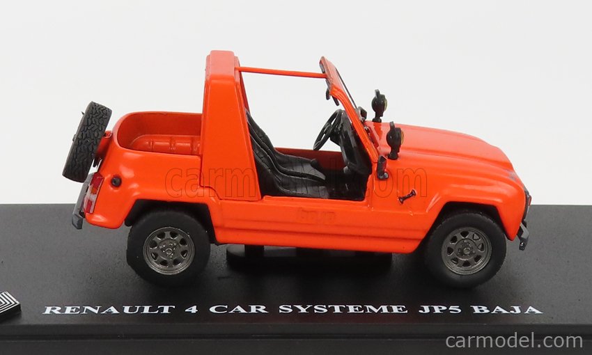 EDICOLA ABR4P067 Scala 1/43 | RENAULT R4 CAR SYSTEME JP5 BAJA 1983 ORANGE